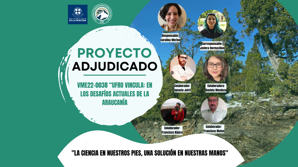 PROYECTO ADJUDICADO VME22-0038 “UFRO VINCULA: EN LOS DESAFÍOS ACTUALES ...